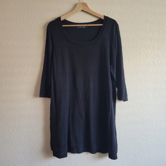 Peruvian Connection | Tops | Peruvian Connection Black Light Knit Tunic ...